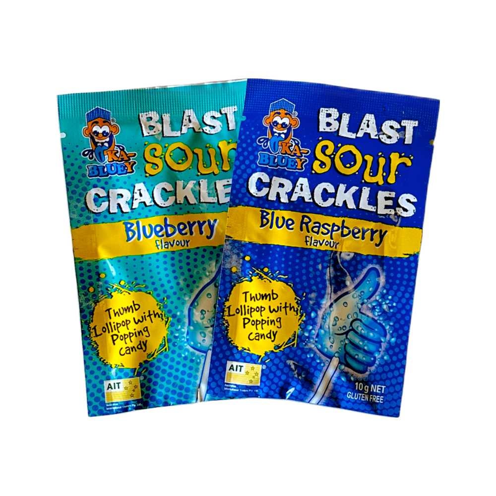 KaBluey Blast Sour Crackles | Canberra Candy Pty Ltd