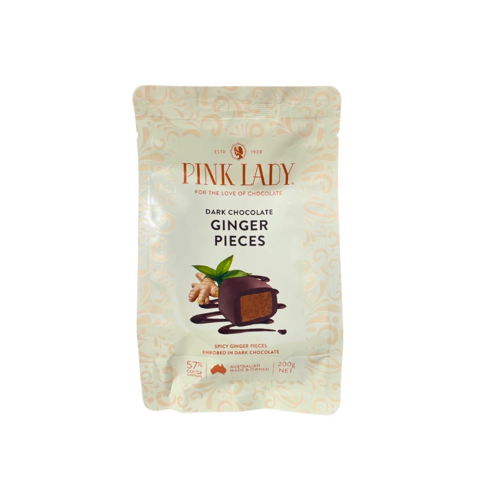 Pink Lady Dark Chocolate Ginger Pieces * | Canberra Candy